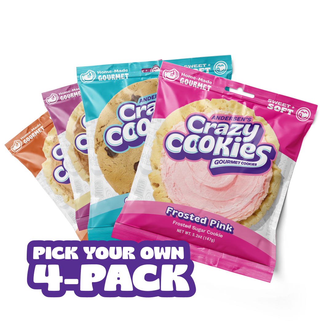 Build Your Own Box of 4 Crazy Cookies! – Andersen's Crazy Candy