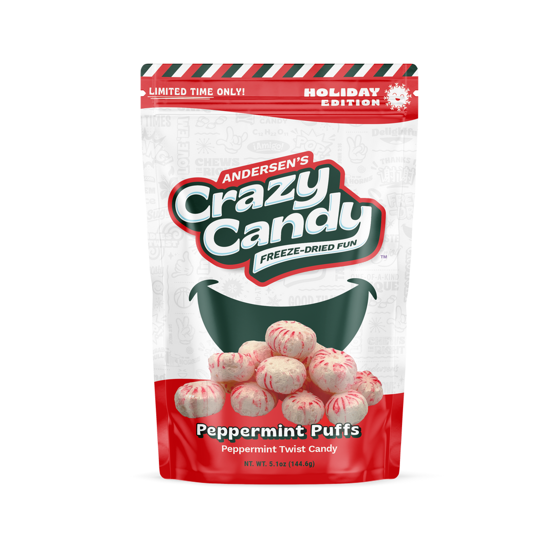 Peppermint Puffs - Freeze Dried Candy – Crazy Candy Fun